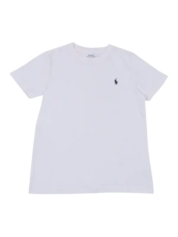 Polo Ralph Lauren Ss Cn Tops T Shirt - White
