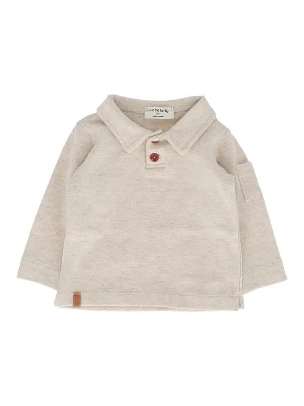 ONE MORE IN THE FAMILY L.sleeve Polo - White