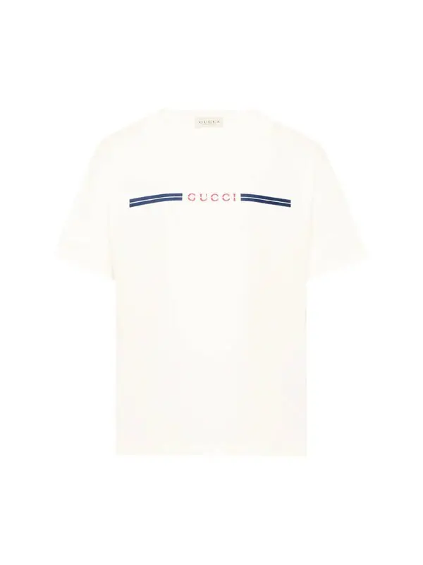 Gucci J S/s T Shirt Ctn Jersey - White
