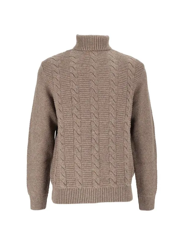 Barbour Staplecross Rollneck Sweater - Grey