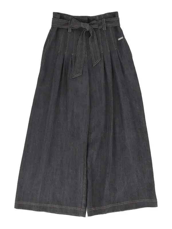 Monnalisa Panta Con Cintura Denim T