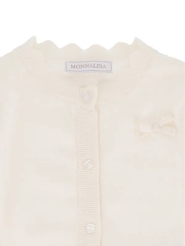 Monnalisa Cardigan Fiocchini Cotone