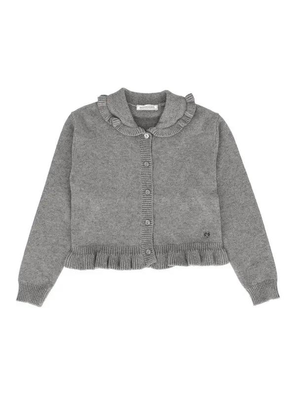 Monnalisa Basic Cardigan Cotone Lan