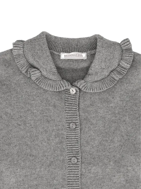 Monnalisa Basic Cardigan Cotone Lan