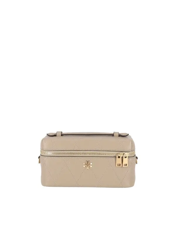 Tory Burch Charlie Quilted East West Vanity Case