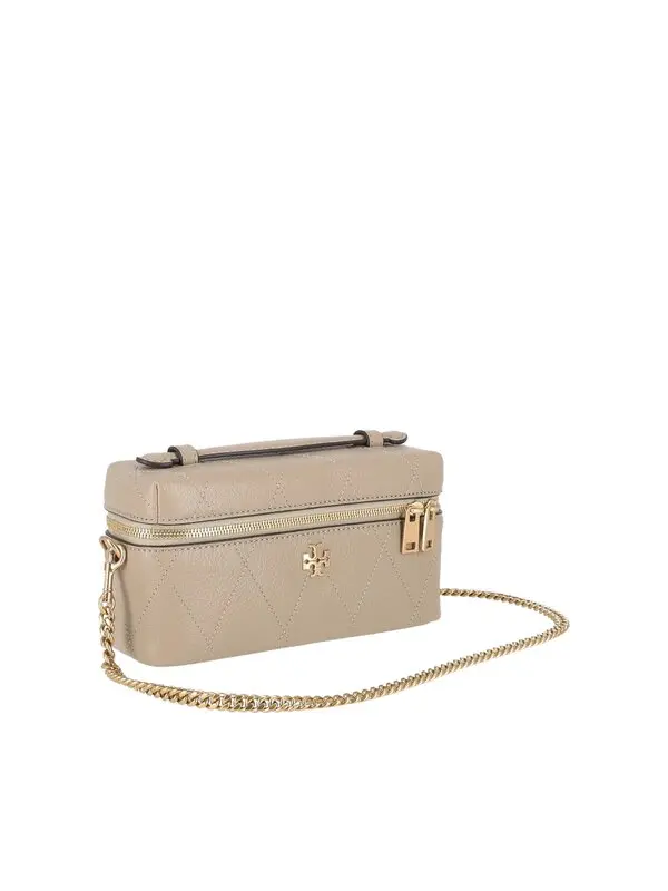 Tory Burch Charlie Quilted East West Vanity Case