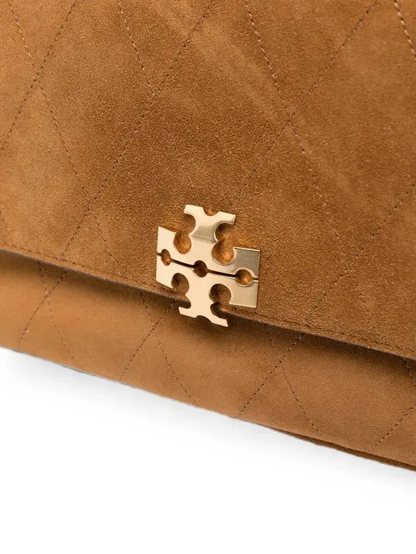 Tory Burch Charlie Quilted Suede Shoulder Bag - The Following Table Is Inserted: