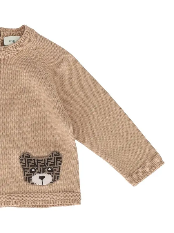 FENDI JR Wool Bear Knitwear
