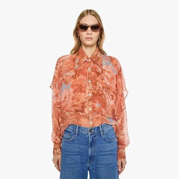 Alix Of Bohemia Eleanor Shirt Heritage Canopy - Red