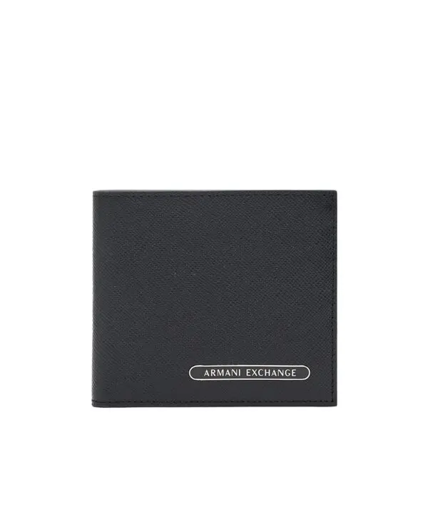 Armani Exchange Logo-lettering Wallet - Black