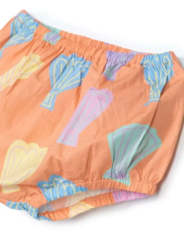 Stella McCartney Seashell-print Cotton Dress Set