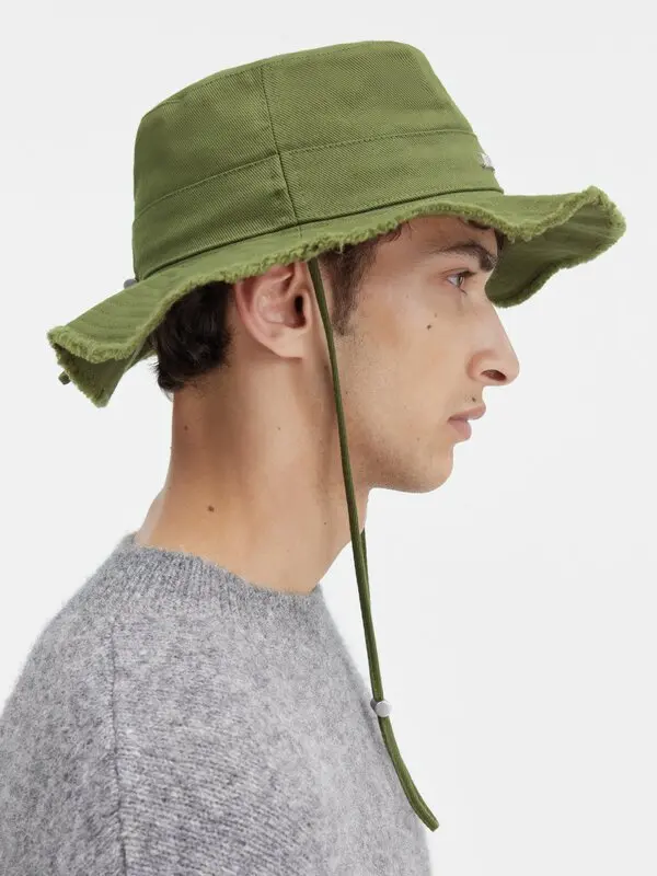 Jacquemus Logo Lettering Bucket Hat