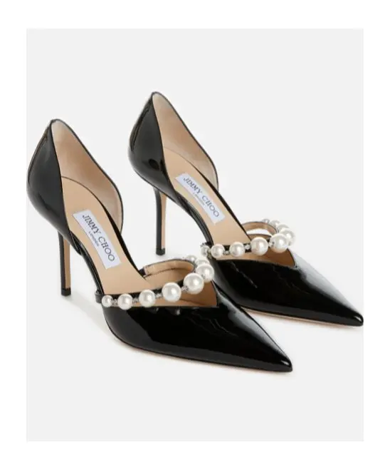 JIMMY CHOO Logo High Heels