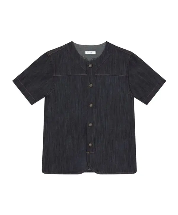 Dolce & Gabbana Logo-embroidered Denim Shirt