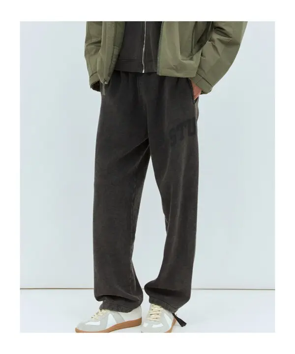 StÜssy Faded Graphic Print Mid-rise Track Pants