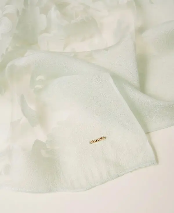 TWINSET Floral Jacquard Scarf