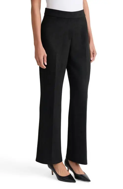 KASPER Pull-on Faux Fly Trouser Pants
