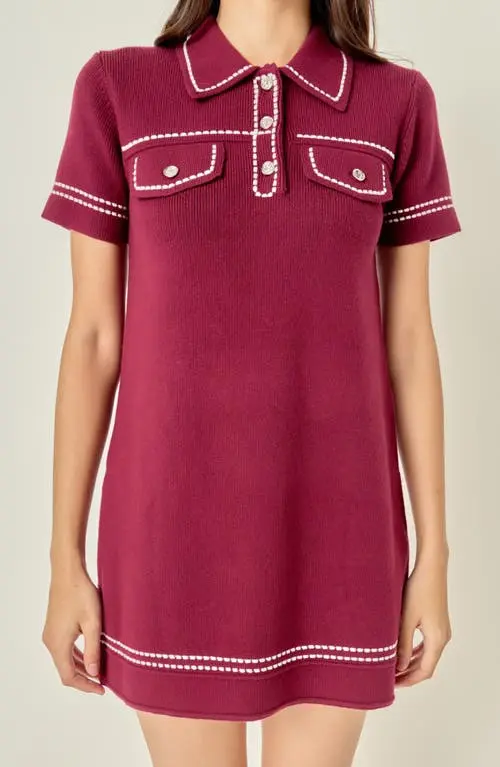 English Factory Knit Minidress