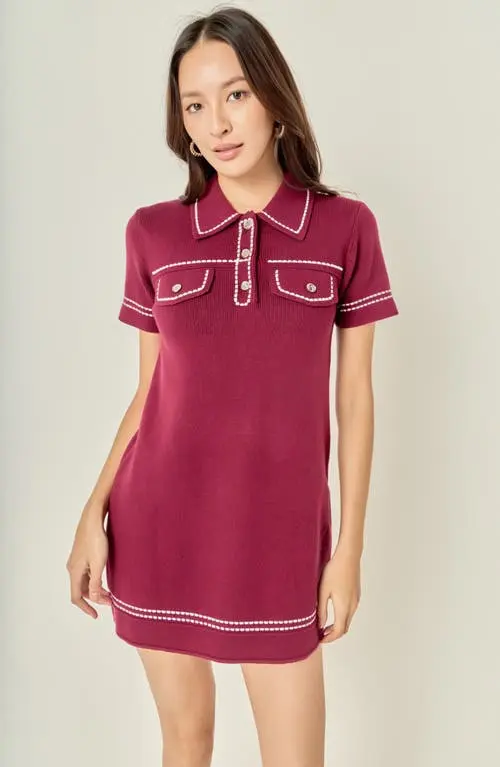 English Factory Knit Minidress
