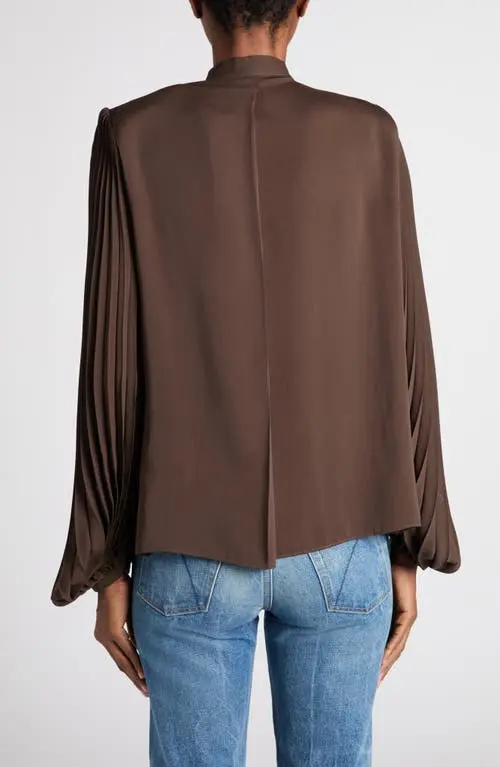 TOM FORD Lavallière Plissé Top