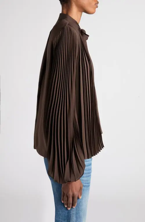 TOM FORD Lavallière Plissé Top