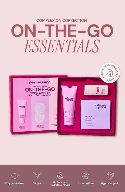 SKINCARE JUNKIE On The Go Essentials Set $75 Value