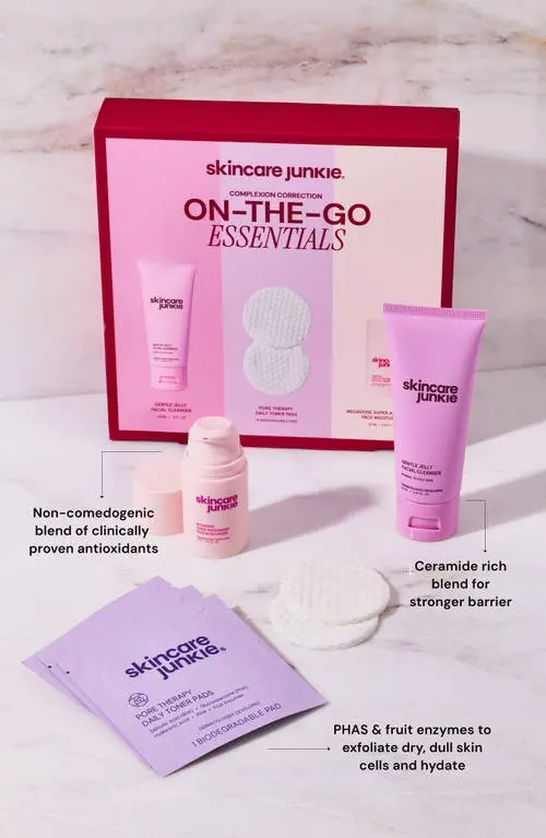SKINCARE JUNKIE On The Go Essentials Set $75 Value