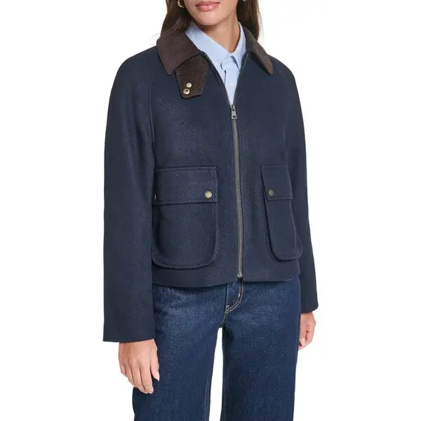 LEVI'S Zip Front Jacket - Navy