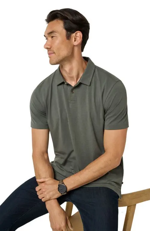 Travis Mathew Cloud Classic Performance Polo - Dark Olive