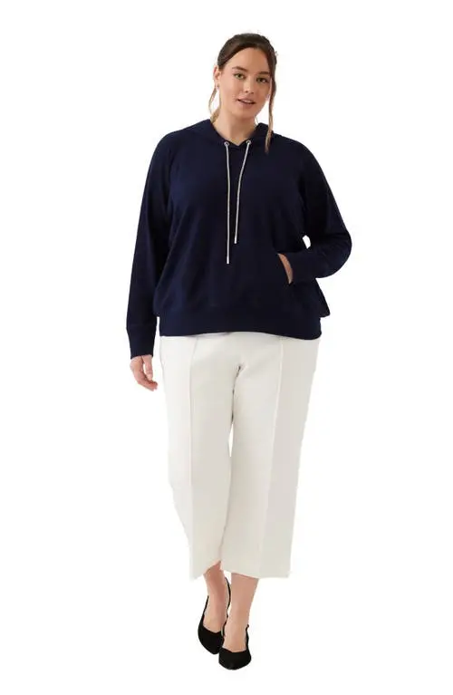 Karen Kane Rhinestone Drawstring Hoodie