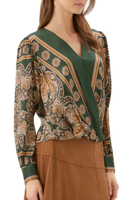 Karen Kane Drape Front Top