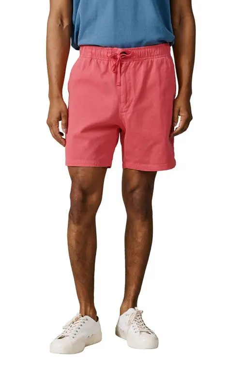 Aubin Allanby Cotton Drawstring Rugby Short - Pink