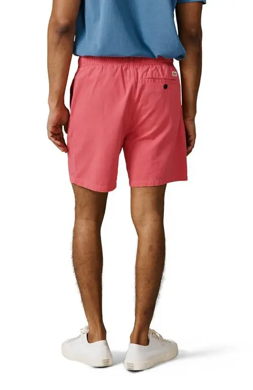 Aubin Allanby Cotton Drawstring Rugby Short - Pink