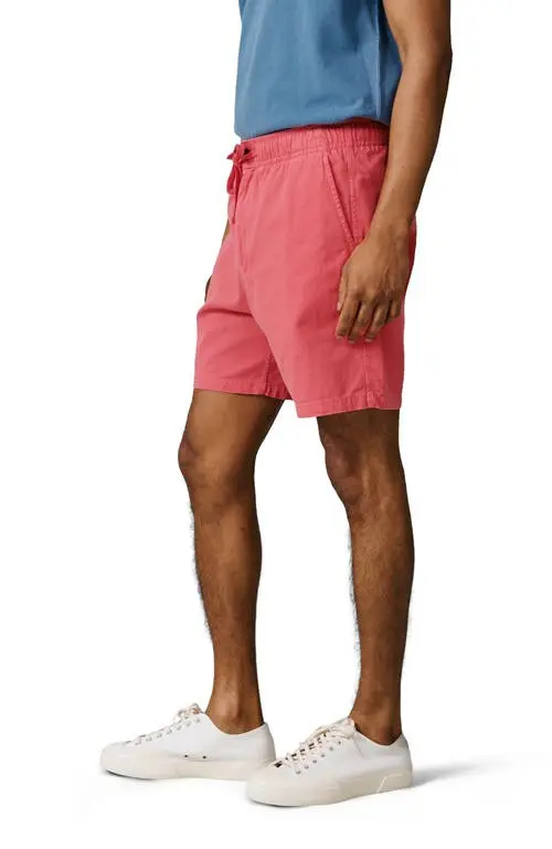 Aubin Allanby Cotton Drawstring Rugby Short - Pink