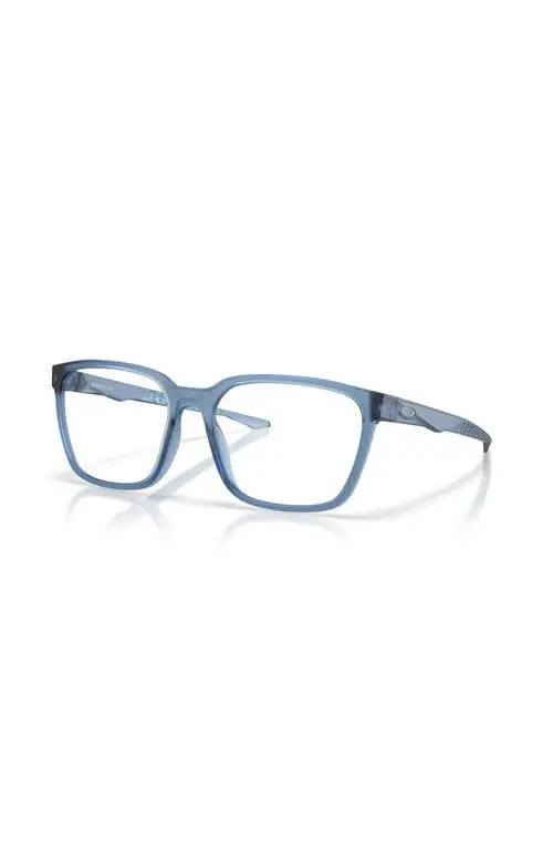 Oakley 56mm Rectangle Optical Glasses - Blue