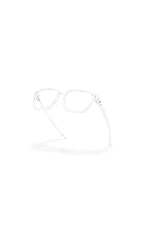Oakley 56mm Rectangle Optical Glasses - Transparent