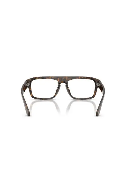 Dolce & Gabbana 56mm Rectangle Optical Glasses - Blue