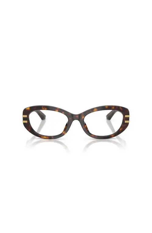 Dolce & Gabbana 54mm Butterfly Optical Glasses - Tortoise
