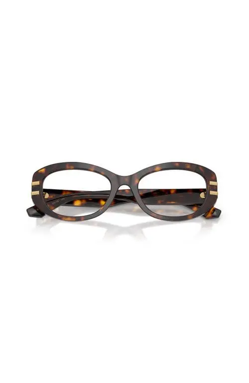 Dolce & Gabbana 54mm Butterfly Optical Glasses - Tortoise