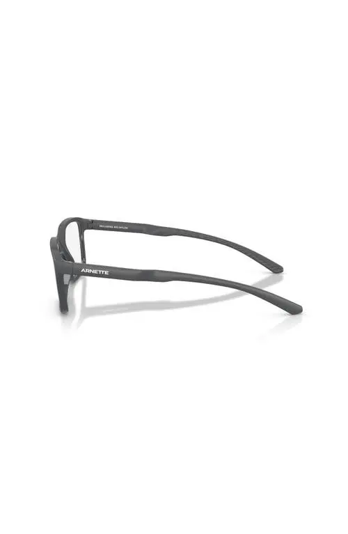 ARNETTE 56mm Rectangle Optical Glasses - Grey