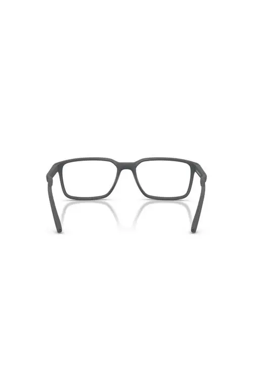 ARNETTE 56mm Rectangle Optical Glasses - Grey