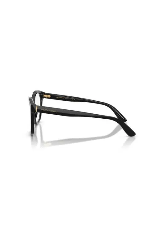 Dolce & Gabbana 54mm Butterfly Optical Glasses - Black