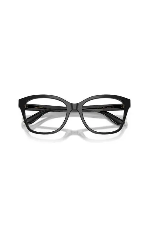 Dolce & Gabbana 54mm Butterfly Optical Glasses - Black
