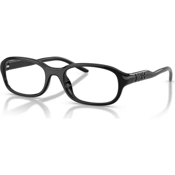 DIESEL® 53mm Rectangle Optical Glasses - Black