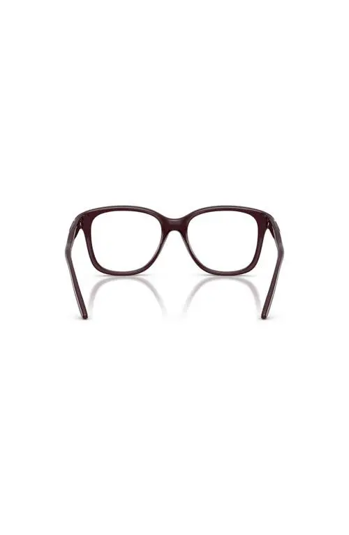 DIESEL® 52mm Rectangle Optical Glasses - Red