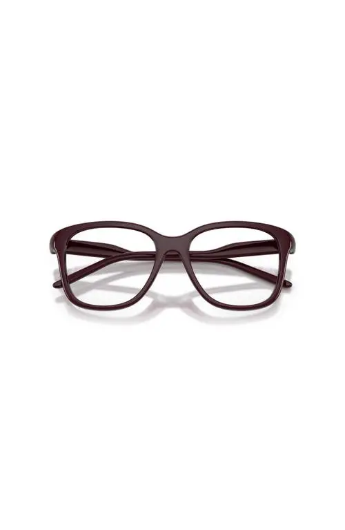 DIESEL® 52mm Rectangle Optical Glasses - Red