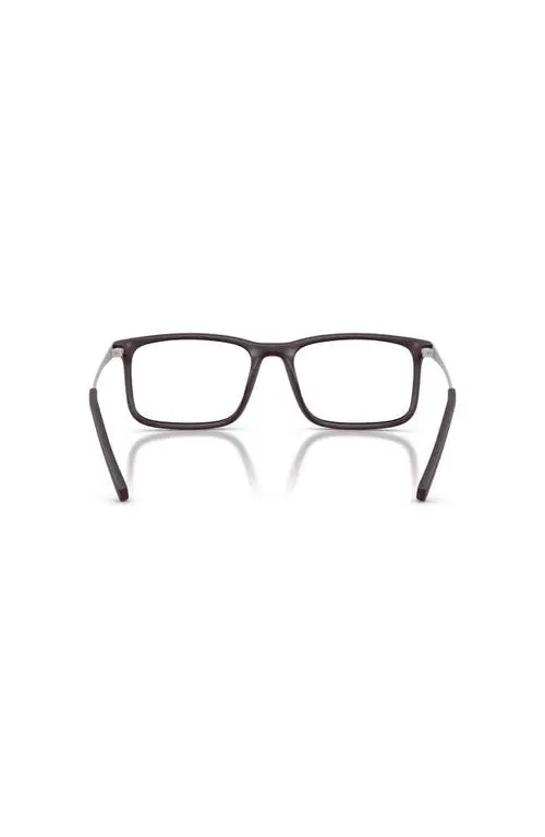 Armani Exchange 55mm Irregular Optical Glasses - Brown