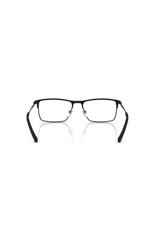 ARNETTE 55mm Rectangle Optical Glasses - Black