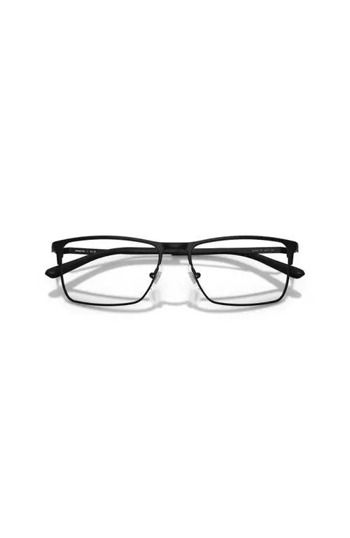 ARNETTE 55mm Rectangle Optical Glasses - Black