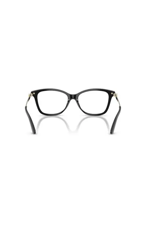JIMMY CHOO 54mm Rectangle Optical Glasses - Black